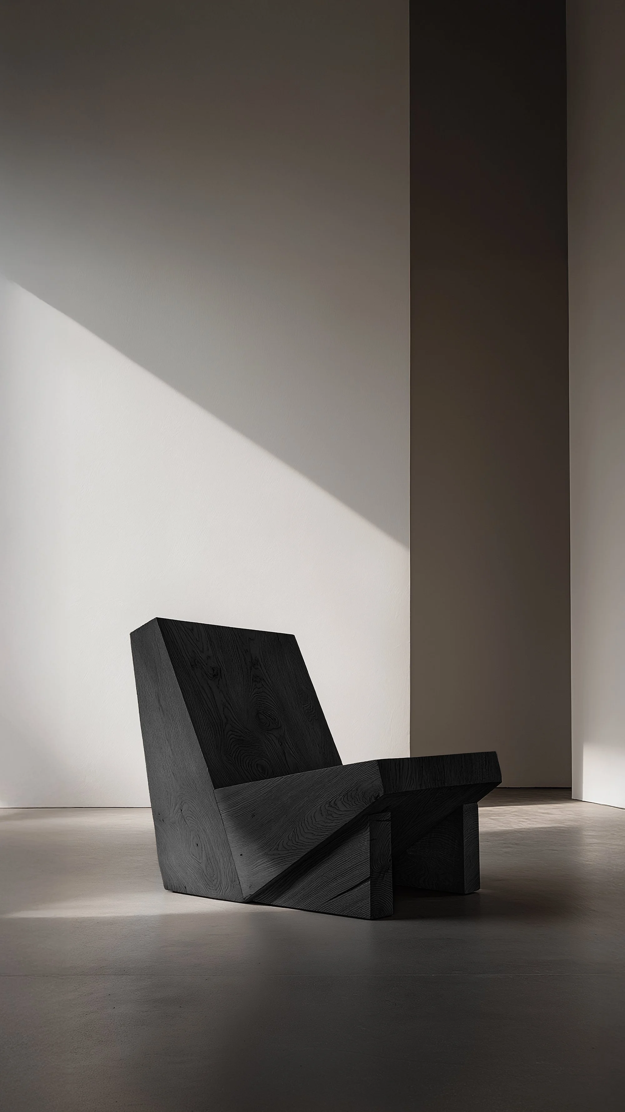 Muted by NONO No64 Solid Wood Chair Timeless Brutalist Aesthetic — NONO FURNITURE